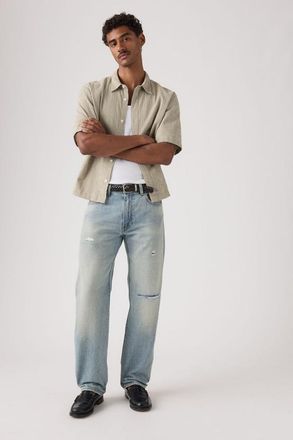 Levi's 555 Relaxed Straight Jeans - Homme - Bleu / Style Tension Destructed - 29X32