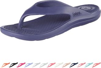 Totes Damen Everywear Leichte wasserdichte Ara Flip Flop Sandalen Flipflop, Marineblau, 39 EU