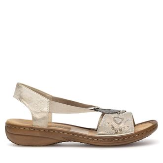 Rieker Sandalen Rieker 608B9-60 Goldfarben