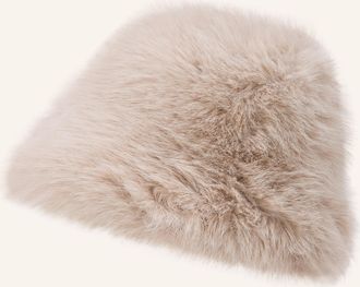 Moss Copenhagen Msch Copenhagen Bucket-Hat Mschlynetta Aus Kunstfell grau