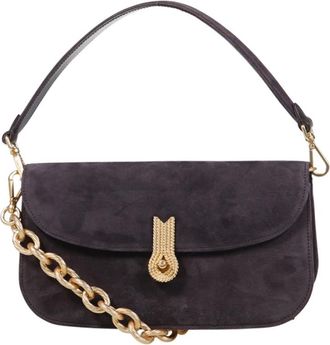 Amato Daniele Femme, Sacs, Brun, Taille: ONE Size Cacciatora Long Satchel Bag