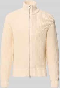 Redefined Rebel Strickjacke aus reiner Baumwolle mit Stehkragen Modell ARON