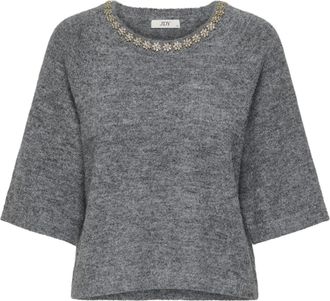 Jacqueline de Yong Jdyalva Life 3/4 Embellish Pull KNT Noos