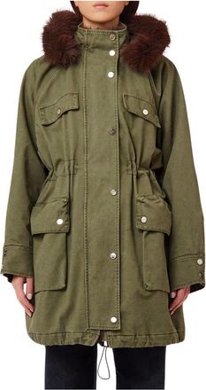 Liu Jo Parka Wf6002 T718A - Femme - Manteaux - Vert - Taille: 36 FR