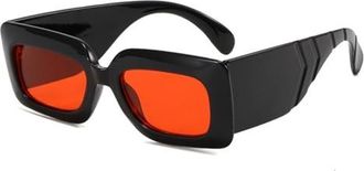 Generic Lunettes De Soleil Carrées For Femmes, Plein Air, Sport For Hommes(Red)