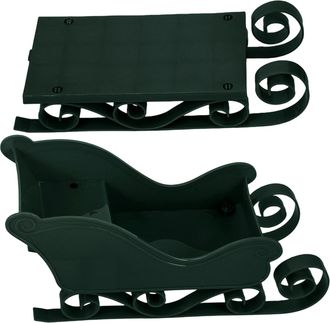 Valiclud 2stücke Miniatur-weihnachtsschlitten-Ornament Aus Weihnachtsskibrett-Dekoration Tischschlitten-schmuck Weihnachtsschlitten-anhänger Für Weihnachts Und