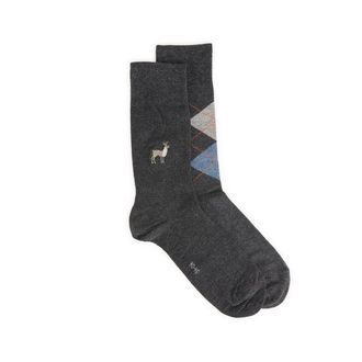 Burlington Lot de deux paires de chaussettes mi-hautes en coton mélangé