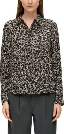 s.Oliver Damen Bluse Langarm Green 46