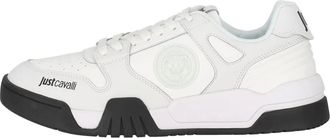 Just Cavalli Homme, Chaussures, Blanc, Taille: 42 EU Baskets Logo