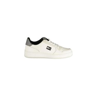 Tommy Hilfiger Homme, Chaussures, Blanc, Taille: 45 EU Polyurethane Casual Baskets