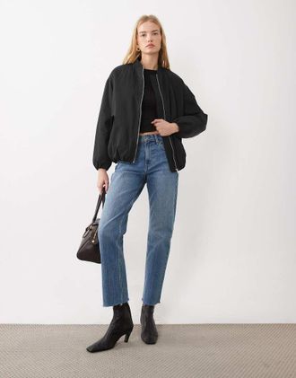 New Look bomber noir