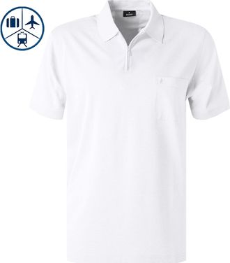 Ragman Herren Polo-Shirt weiß