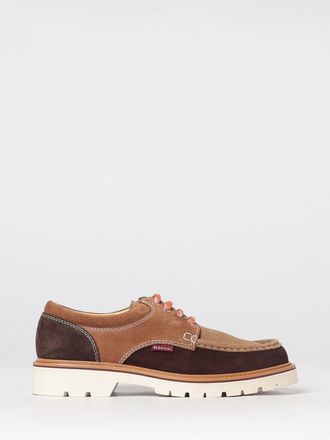Paul Smith Zweifarbige Rooster-Derby-Schuhe aus Veloursleder mit gezackter Sohle