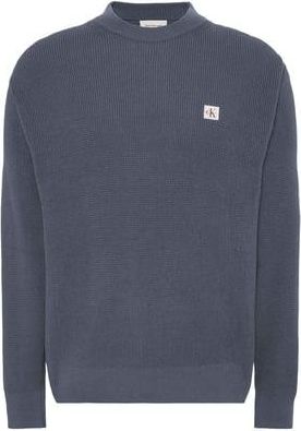 Calvin Klein Pull droit col rond en coton