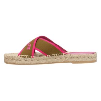 Off-white Femme, Chaussures, Vert, Taille: 37 EU Coton sandales