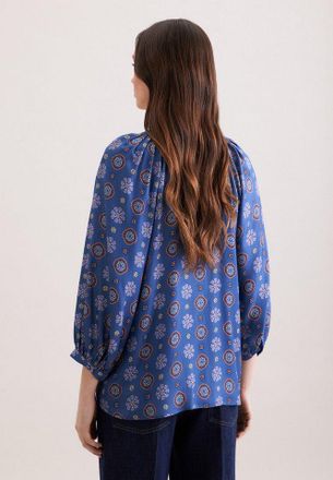 Seidensticker Klassische Bluse Tunika Druck