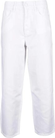 Pinko Pinko, Femme, Pantalons, Blanc, Taille: W30 Estelle Cropped Pantalons