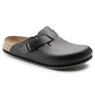 Birkenstock Super Grip Professional Boston Clog Black - Size 38 - [BB129-38]