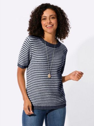 Witt Strickpullover Kurzarm-Pullover Kurzarm