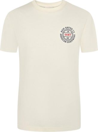 GANT Softes T-Shirt mit kleinen Graphic-Prints in