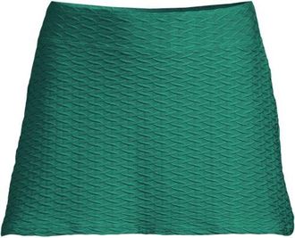Lands End Baderock mit Jacquard, Damen, Gr&ouml;&szlig;e:34 regular, Gr&uuml;n, Elasthan/Nylon-Mischung, by Lands End