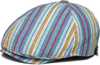 Generic Casquettes gavroche en denim d&eacute;lav&eacute; &agrave; rayures, style r&eacute;tro, boulanger, d&eacute;contract&eacute;es for hommes Pour lautomne et lhiver(Color 5)