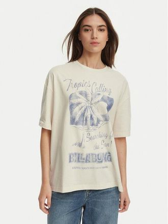 Billabong T-Shirt This Sunny Time EBJZT00479 Wei&szlig; Loose Fit