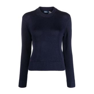 Polo Ralph Lauren Lang&auml;rmliger Pullover - - Knitwear - Damen - Blau - S