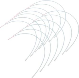 Exceart 10 Paires Armature De Remplacement pour Soutiens-Gorge Anneaux en Acier pour sous-vêtements Désossage pour La Couture Corset Armature Femme Métal Manq