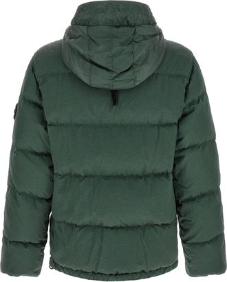 Stone Island Quilted Nylon Metal Down Jacket - Green