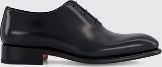 Santoni Chaussures Oxford durables en cuir de veau lisse