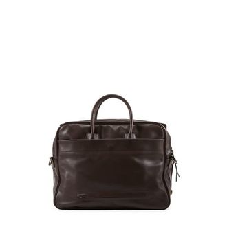 Bleu de Chauffe Sac ordinateur en cuir