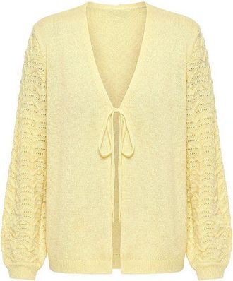 Miamoda Strickjacke Strickjacke Komfort Fit Glitzerstrick