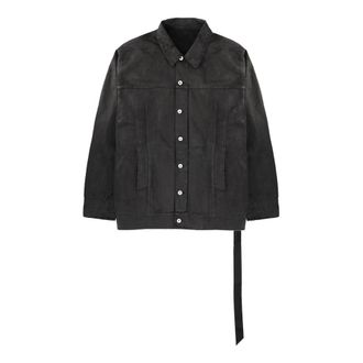 Rick Owens Giacca in Denim - Jumbo Worker - - Jackets - Herren - Schwarzk - M