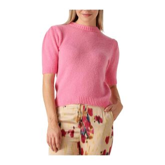 Amaya Amsterdam Sommerlicher Strickpullover in Rosa - - Knitwear - Damen - Rosa - XS