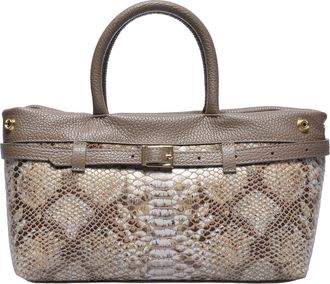 Isabella Rhea Beige Rindsledertasche
