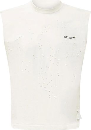 SATISFY Satisfy, Homme, Tops, Beige, Taille: M Hauts sans manches