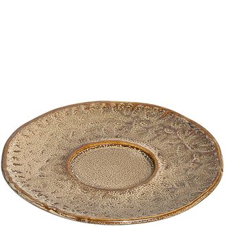 Leonardo Leonardo Matera Unterteller 1 St&uuml;ck, sp&uuml;lmaschinengeeigneter Steingut-Unterteller f&uuml;r Espressotassen, 1 Keramik-Untertasse, beige, &Oslash; 11 cm, 018602