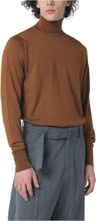 John Smedley Homme, Pulls, Brun, Taille: XL Richards Turtleneck