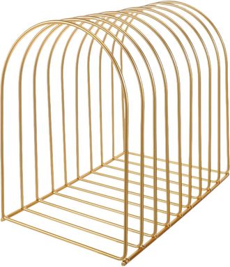 BESPORTBLE VICASKY Halbkreisf&ouml;rmiges Metall Schreibtischregal Platzsparendes Hohes B&uuml;cherregal aus Eisen Moderner Desktop Organizer f&uuml;r Homeoffice und Studentenw