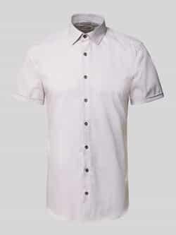 Olymp Level 5 Slim Fit Business-Hemd mit Kentkragen
