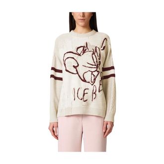 Iceberg Rundhals-Strick A01474940002 - - Knitwear - Damen - Mehrfarbig - XS
