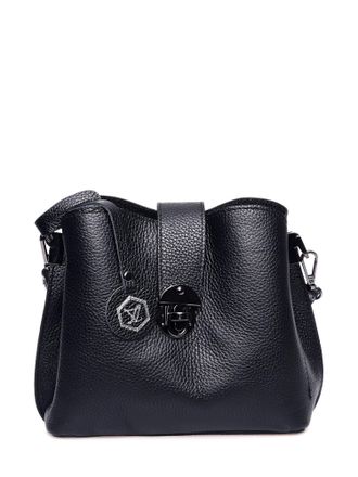 Luisa Vannini Schwarz Rindsledertasche