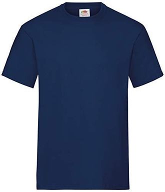Fruit Of The Loom Heavy Cotton - T- Shirt (Lot de 3) - Homme - Bleu (Navy) - Taille: 3XL