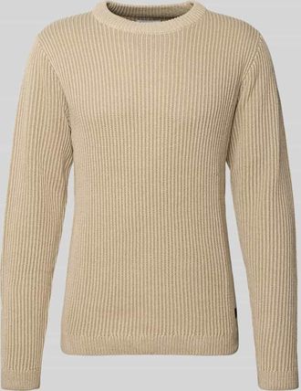 Jack & Jones Strickpullover mit gerippten Abschlüssen Modell DOVER