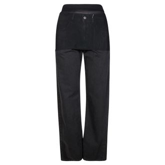 Maison Margiela Damen, Jeans, Schwarzk, W25Gr&ouml;&szlig;e