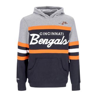 Mitchell & Ness Cinben Schwarz NFL Headcoach Hoodie - - Sweatshirts & Hoodies - Herren - Mehrfarbig - S