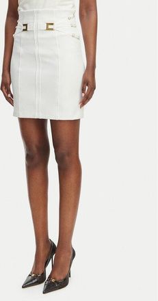 Elisabetta Franchi Minirock GO-167-61E2-V320 Wei&szlig; Regular Fit