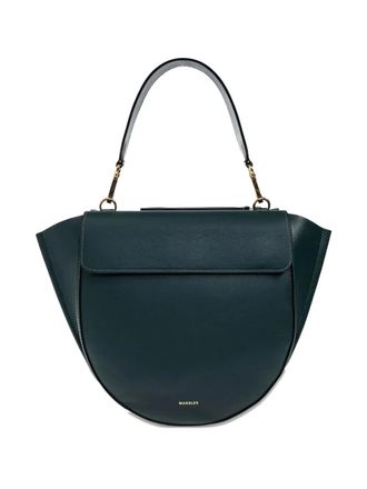 Wandler sac Hortensia médium en cuir - Vert
