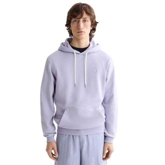 Scotch & Soda Herren-Kapuzen-Sweatshirt mit saisonalem Core-Regular Fit Logo Badge, Languid Lavender 500, XXL